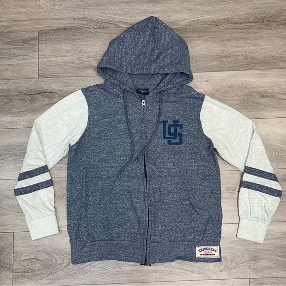 Universal Studio | Tops | Universal Studios Zip Up Hoodie Sweatshirt ...